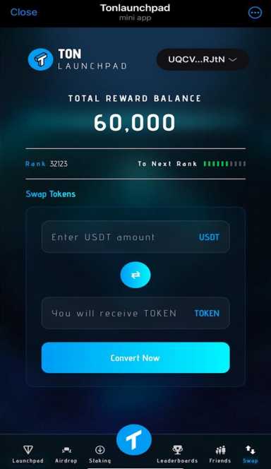 Ton Launchpad - MiniApps rating